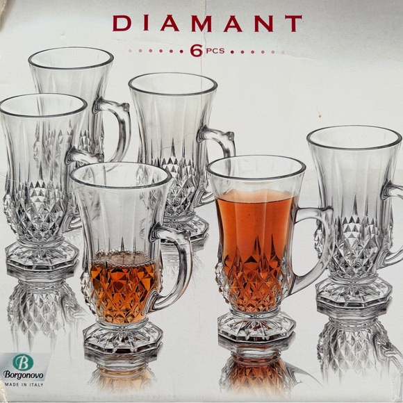 Diamant | Dining | Diamant Crystal Glass Mug Set Clear | Poshmark